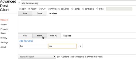 Rest Is There A Quick Way Send Post Requests Stack Overflow