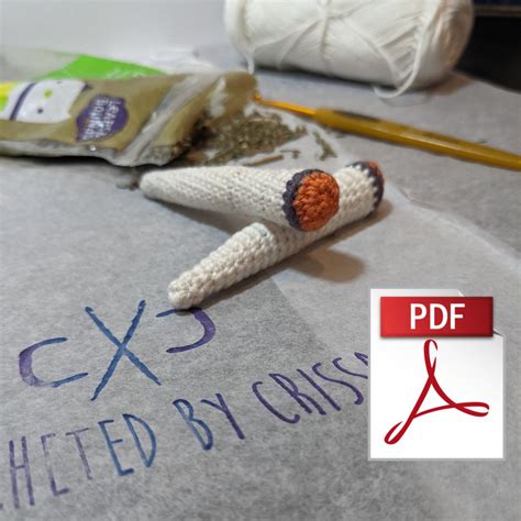 Catnip Joint Pattern Crochet Cat Toy Tutorial Etsy