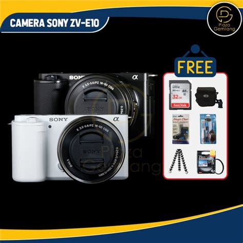 Jual Sony Zv E10 Sony Zve10 Mirrorless Camera Kit 16 50mm White