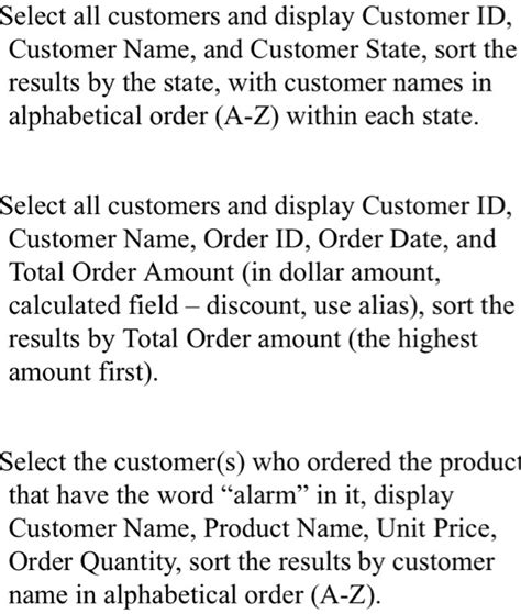 Solved Can Someone Give Me The Correct Query For This I Am Using Sql