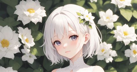 女の子 White Short Hair Girl Sdaiのイラスト Pixiv