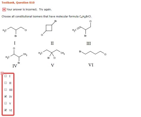 Solved Choose all constitutional isomers that have molecular | Chegg.com