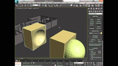 Boolean 3ds Max Логические операции Boolean Студия 3d Master