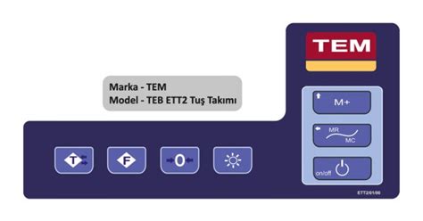 Tem Teb Ett2 Tuş Takımı Tem