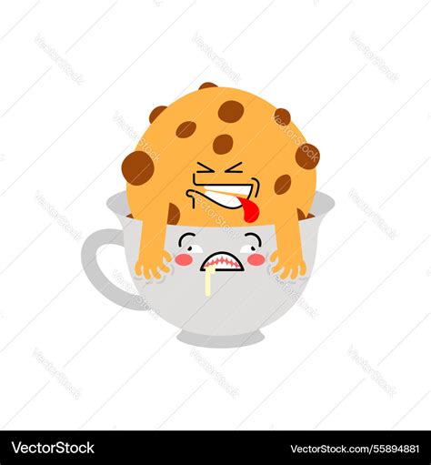 Cookies And Coffee Sex Experience Pleasure Vector Image