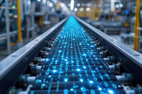 Realtime Data For Manufacturing Efficiency Premium Ai Generated Image