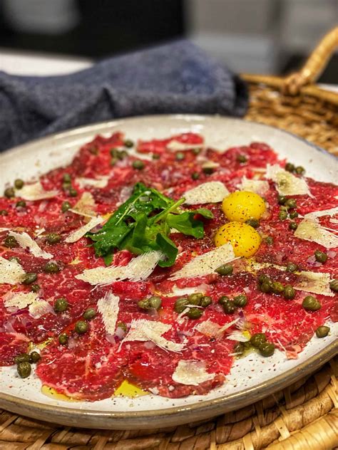 Beef Carpaccio Appetizers Italian Food
