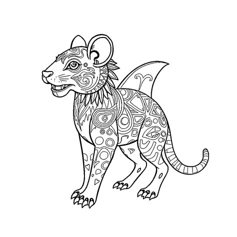 Best Alebrije Coloring Pages Free Printable Pdf