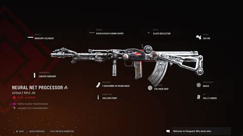 Neural Net Processor Cod Warzone And Vanguard Weapon Blueprint Call Of Duty