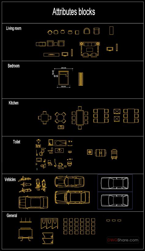 31 Attributes Blocks In Autocad Free Download Artofit