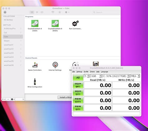 Will Crystaldiskmark Run On Mac Or Linux Codeweavers