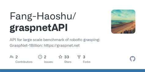 github fang haoshu graspnetapi api for large scale benchmark of
