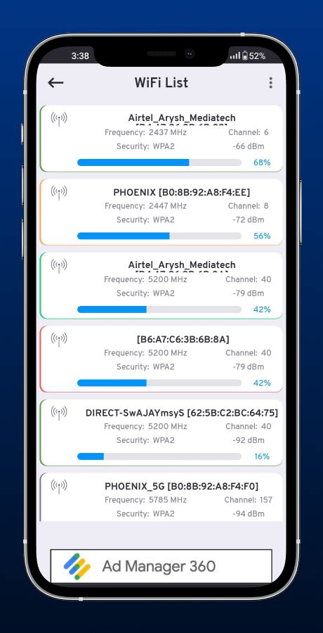 wifi analyzer wifi test internet speed tester admob android app