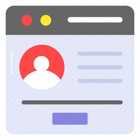 Web User Webpage Owner Login Account Avatar Icon Download On