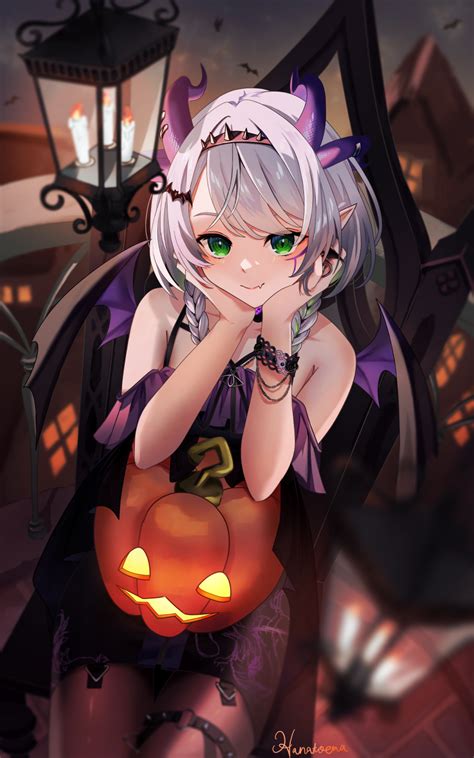 Hana To Ema Apricot The Lich Apricot The Lich Froot 20 Vshojo Highres 1girl Black