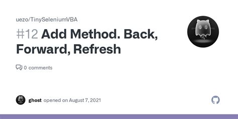 add method back forward refresh · issue 12 · uezo tinyseleniumvba