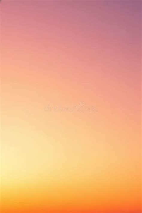 A Gradient Of Colors Blends Across The Expanse Stock Illustration