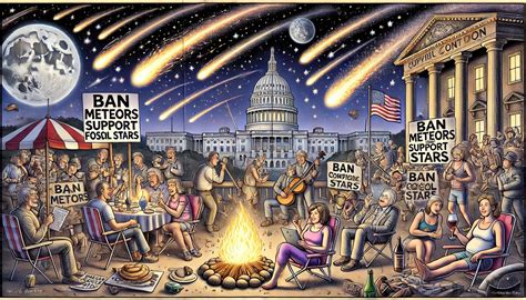 Overlapping Meteor Showers Bohiney News Satire