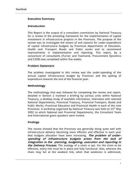 Pdf Report On Infrastructure Delivery Backlogs In The Provinces