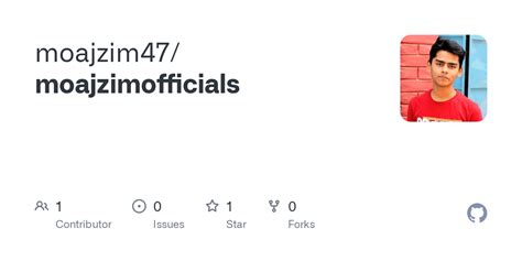 GitHub Moajzim47 Moajzimofficials