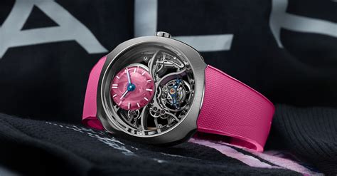 H Moser Goes Full Throttle With Pink Formula 1 Skeleton Watch Maxim