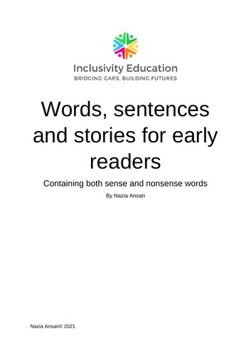 Cvc Ccvc Cvcc And Ccvcc Decodable Words Sentences And Short Stories Teaching Resources