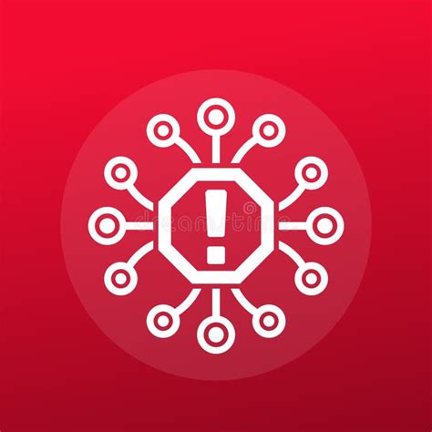 System Error Or Warning Vector Icon Stock Illustration Illustration