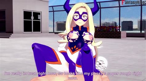 Yu Takeyama Having Sex Naked In A Roof Super Sexy Hero And Boku No Hero