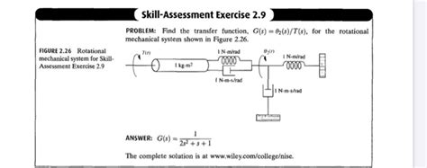 solved skill assessment exercise 2 9 problem find the