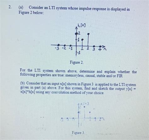 Solved 2 Consider An Lti System Whose Impulse Response Is