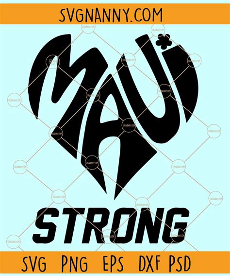 Maui Strong Svg Hawaii Maui Strong Svg Pray For Maui Svg
