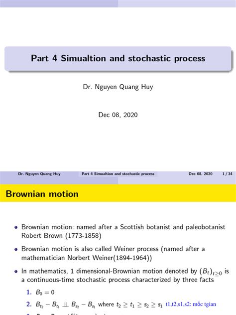 Part 41 R And Mc Simulation Pdf Stochastic Differential Equation