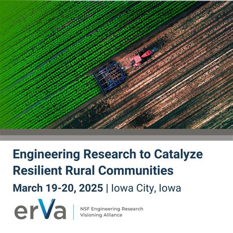 Visioning Event Engineering Research To Catalyze Resilient Rural Communities Erva