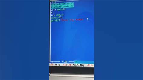 Odd Even Program In C Number Odd Or Even Program Turbo C Shorts