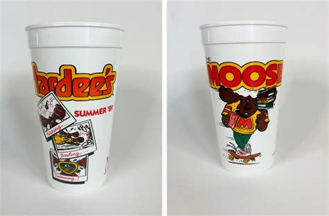 Vintage Hardees Plastic Cups Ghostbusters 2 And The Moose Coca Cola