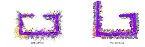 visualization of fused maps for homogeneous and heterogeneous robot