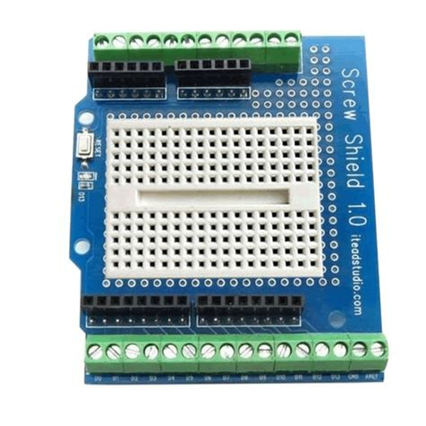 Itead Arduino Prototype Development Board Protoshield Reset Button Led Without Bread Plate