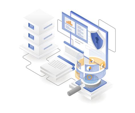 Search And Analyze Cloud Server Data 5005001 Vector Art At Vecteezy