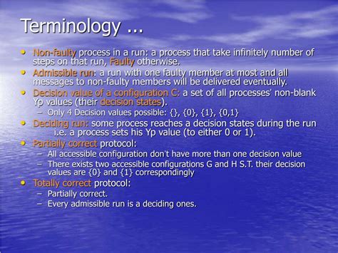 Ppt Impossibility Of Distributed Consensus With One Faulty Process Powerpoint Presentation