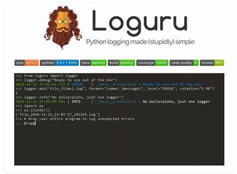 使用loguru优雅的输出日志 CTO