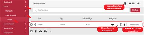 footer erstellen individuelle webseite gestalten