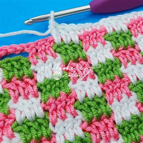 Crochet Interlocking Block Stitch [free Video Tutorial And Written