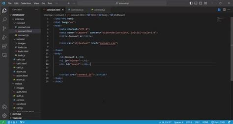 My Connect 4 Game Website At Internpe Saranya Devi B Posted On The