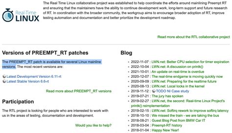 Linux 主线内核已合并史诗级补丁 ‘preemptrt Oschina 中文开源技术交流社区
