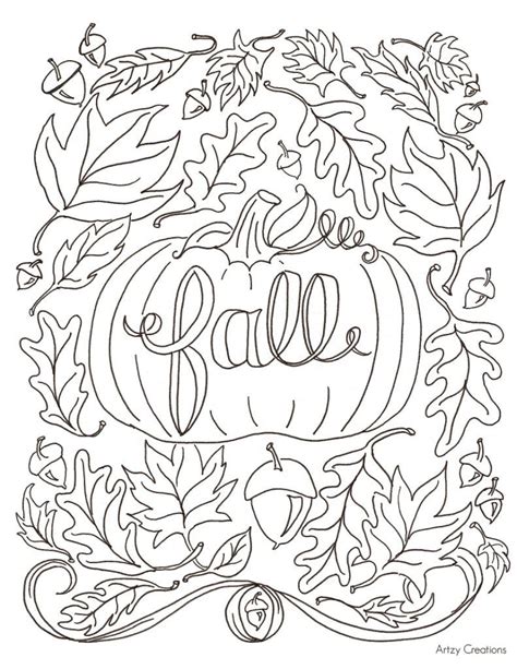 Free Printable Fall Leaves Coloring Pages At Free