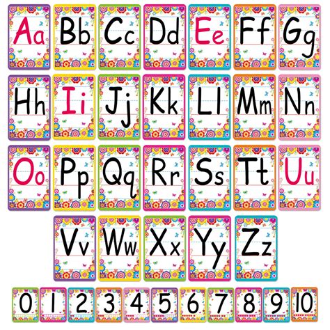 Bulletin Board Letters Abc Alphabet Poster Classroom
