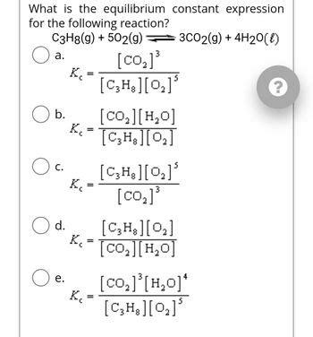 Answered: What is the equilibrium constant… | bartleby