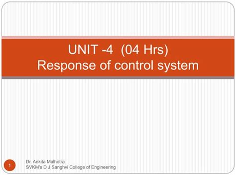 Transient And Steady State Response Control Systems Engineering Pdf