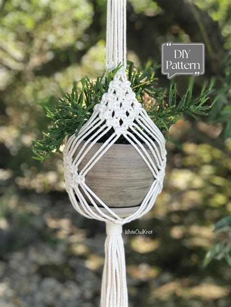 Macrame Plant Hanger Patterns Diy Hanging Planter Guides