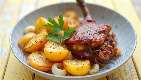 Confit De Canard Et Pommes Sarladaises Recette Gourmande
